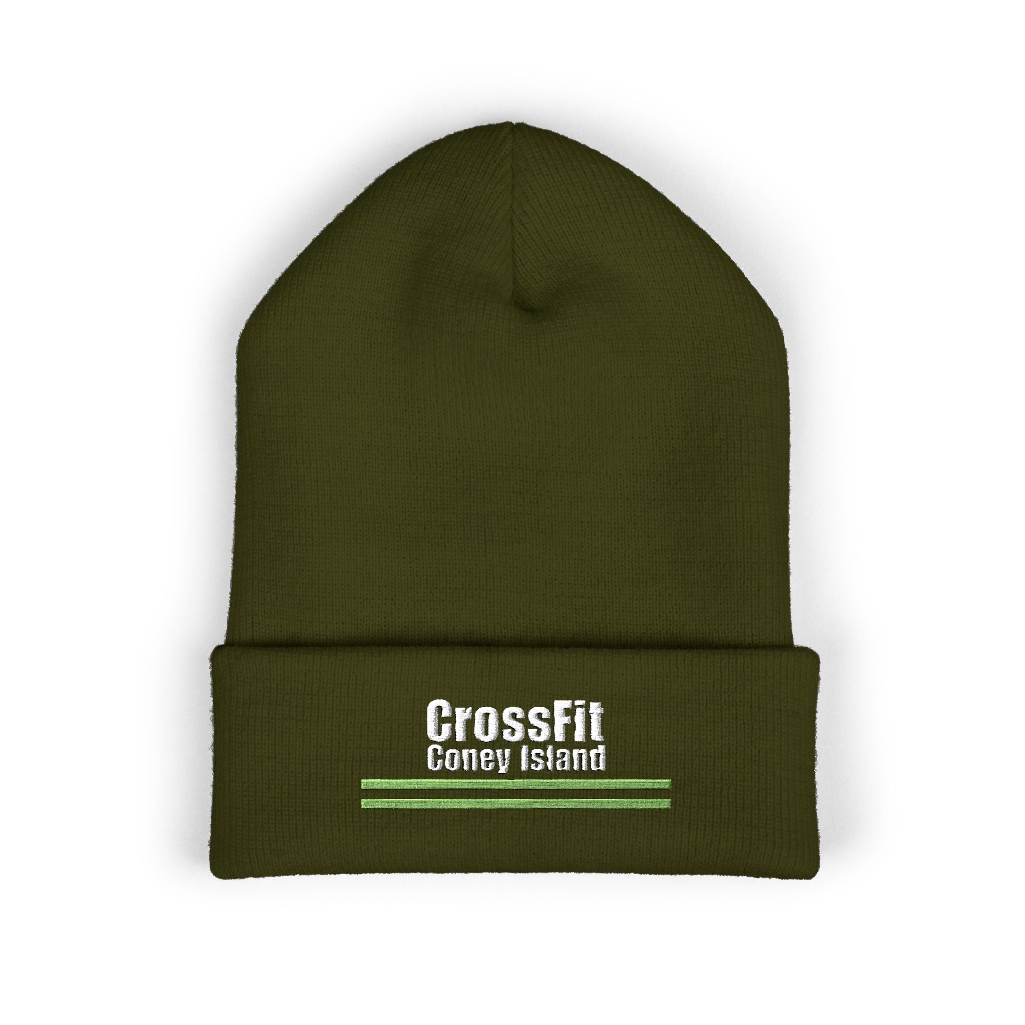 CFCI Beanie (Stripes) - Embroidered – CrossFit Coney Island Store